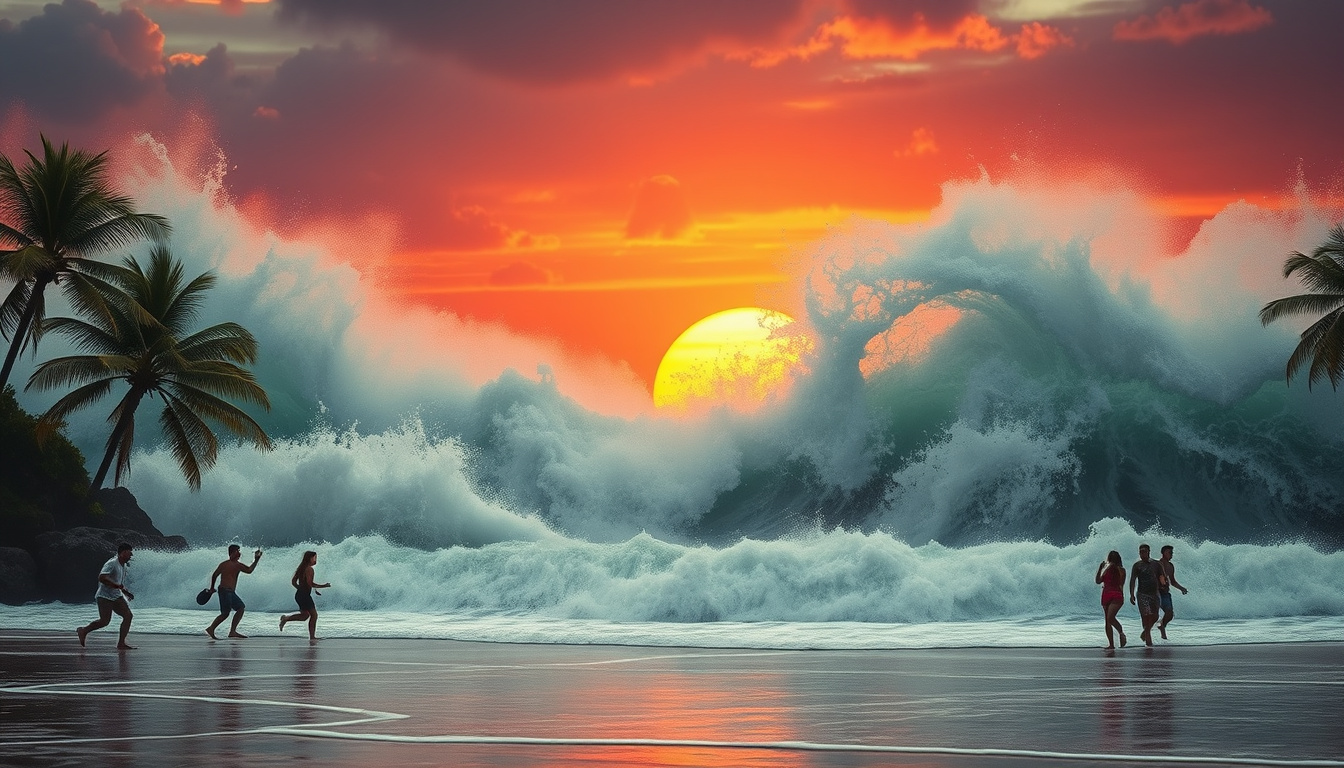 Massive Waves Strike Bali: Tourists Run for Safety in Shocking Footage ...